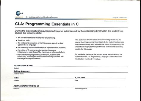 Cprogramming Cisconetworkingacademy Programmingessentials