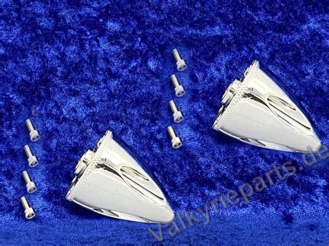 Chrome Handlebar End Weightsbullet Pair Valkyrie Parts