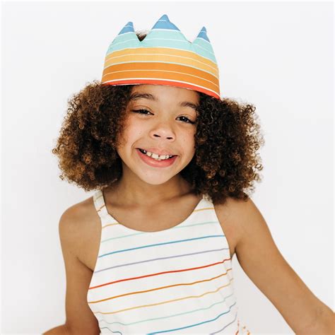 Fabric Crown Sewing Pattern Pdf Diy Birthday Party Hat Etsy