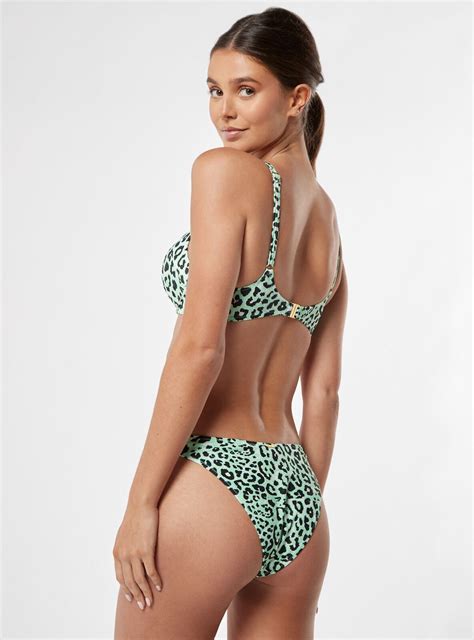 Kos Ring Side Bikini Briefs Green Mix Boux Avenue Uk