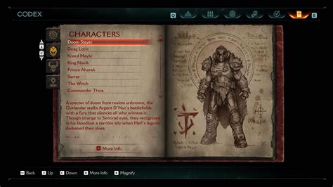 All Codex Entries In Doom The Dark Ages