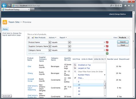 Code On Time Project Types Sharepoint Factory