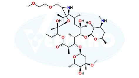 N Desmethyl Dirithromycin Cas 1391562 87 0 Veeprho