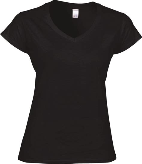 Gildan Softstyle® Fitted Ladies V Neck T Shirt Gi64v00l Black M Bol
