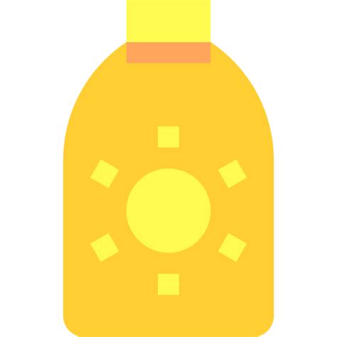 Sunscreen Basic Sheer Flat Icon Sunscreen Basic Sheer Flat Icon