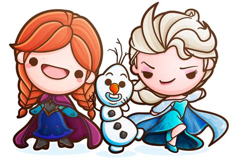 Chibi Frozen Characters