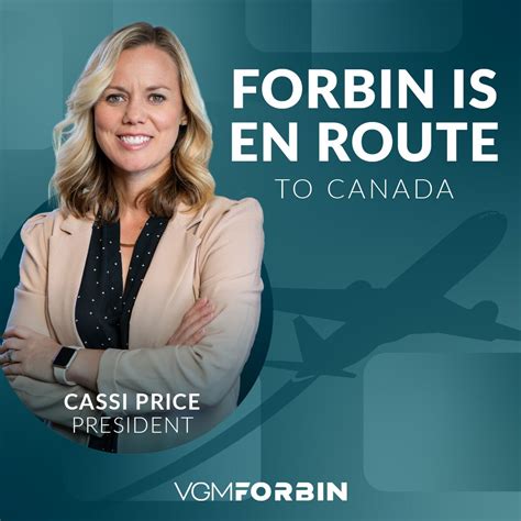 Vgm Forbin On Linkedin Vgm Forbins President Cassi Price Is Heading To Toronto Canada Shell