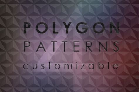 Those Polygon Patterns Are Great As An Overlay To Any Backgrounds To