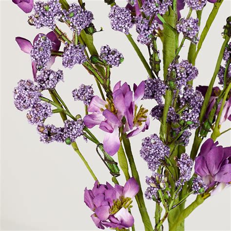 Artificial Purple Berry And Blossom Spray Picks Sprays Florals