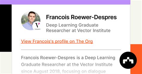 francois roewer despres deep learning graduate researcher at vector