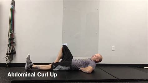 Abdominal Curl Up Youtube