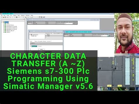 CHARACTER DATA TRANSFER (A ~Z) Siemens s7-300 Plc Programming Using Simatic Manager v5.6 - YouTube