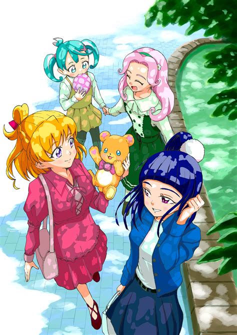 Asahina Mirai Izayoi Liko Hanami Kotoha And Hisui Precure And 2 More Drawn By Kagekaku