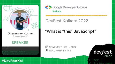 Dhananjay Kumar On Linkedin Kolkata Javascript Devfestkol