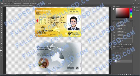 Download Australia Queenland Driver License Psd File Photoshop Template