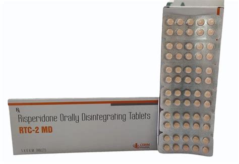 Risperidone Mouth Dissolving 2 Mg Tablets At ₹ 900box In Ahmedabad