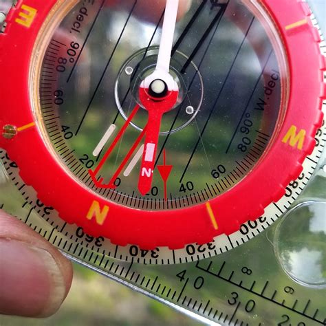 Mirrored Sight Compass With Declination Adjustment And Clinometer Coopers Bay Outdoors