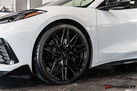 Vossen Hf7 C8 Corvette 20x9 Et35 21x12 Et52 Gloss Black