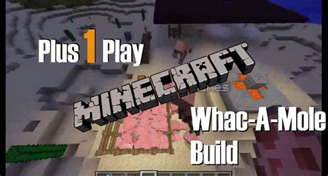 Whac A Mole Build How To Play Minecraft Minecraft Tutorial Minecraft
