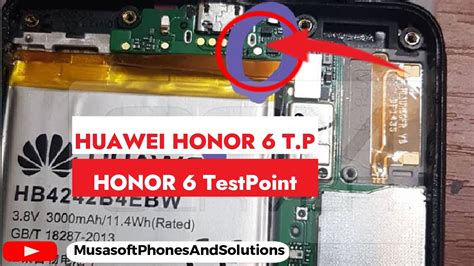 Test Point For Huawei Honor 6tp H60 L04 To Hardreset And Remove Frp