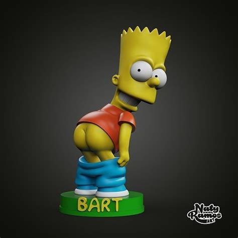 Bart Simpson 3d Model 3d Printable Cgtrader