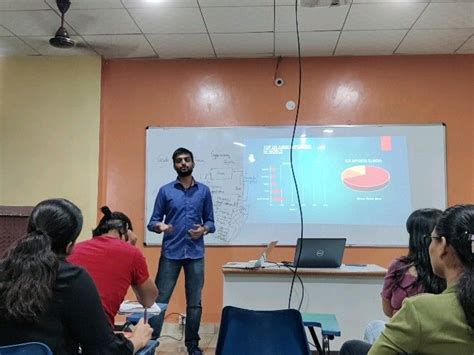 dushyant mittal on linkedin giving presentation on indian defence manufacturing industry