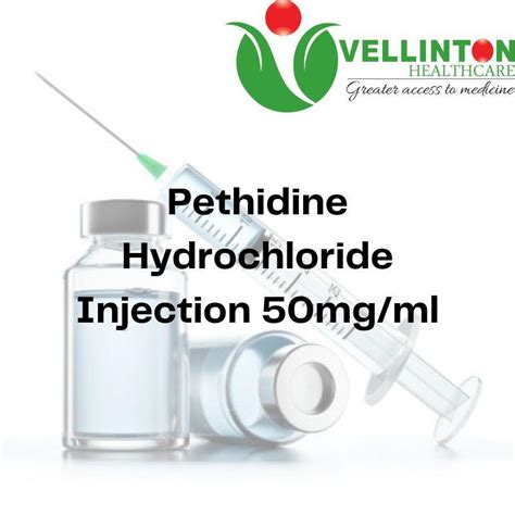 Pethidine Hydrochloride Injection 50mgml Pharmint