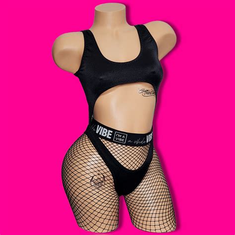 Triangle Bikini Top Teddy Slingshot Stripper Outfit Self Xpression