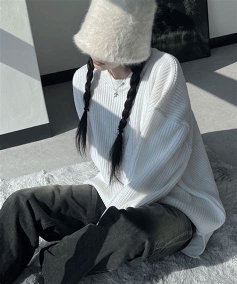 Unisex Warmer Round Knit 에이블리