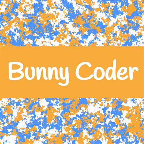 Bunny Coder Youtube