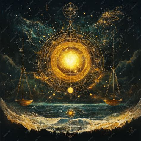 A Golden Celestial Sphere With Stars And Constellations Surrounded By A