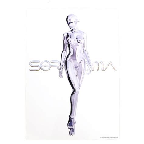 Ossloop Hajime Sorayama X 2g Sexy Robot Poster Metilic Silver