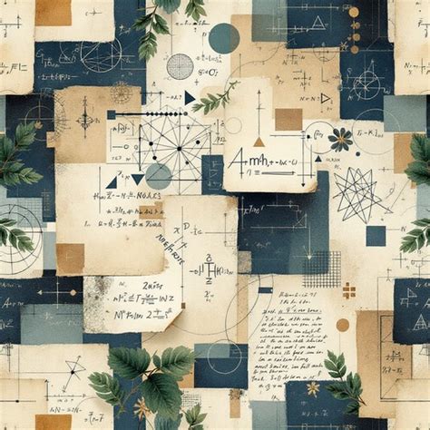 Free Academic Pattern Collage Photo Academic Mathematical Vintage