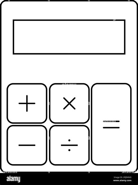 Simple Calculator Icon Illustration Design Stock Vector Image And Art Alamy