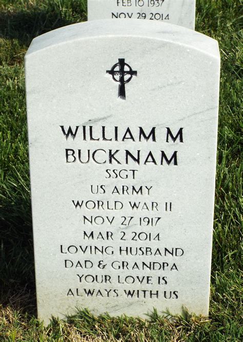 William M Bucknam 1917 2014 Find A Grave Memorial