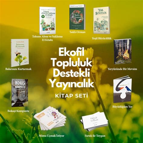 📚 Ekofil Yayınlarının Tüm Kitaplarını Içeren Bu özel Set Doğa Ve