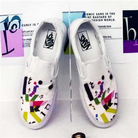Typographic Shoes Julia Donahoe