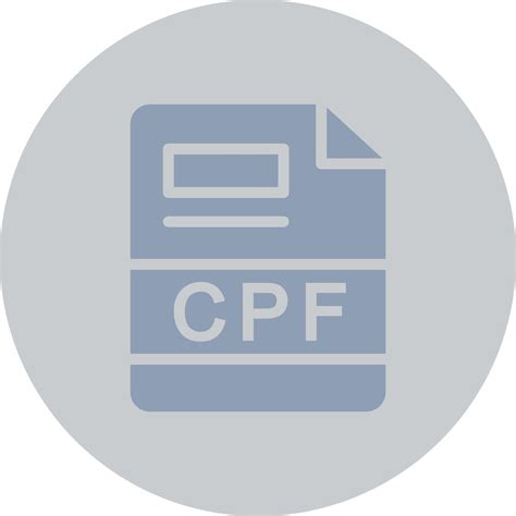 Cpf Creative Icon Design 37570984 Vector Art At Vecteezy