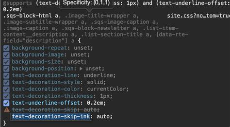 Change Text Underline Offset Customize With Code Squarespace Forum