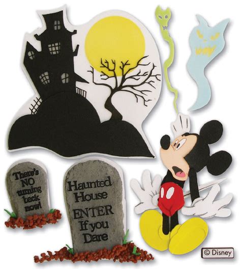 Disney Dimensional Stickers Vacation Haunted House Mickey