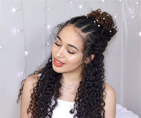 Black Prom Curly Hairstyles For Long Hair