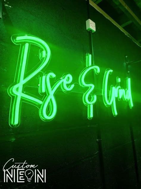 Dark Green Neon Signs Deep Green Custom Neon® Lights Neon Signs