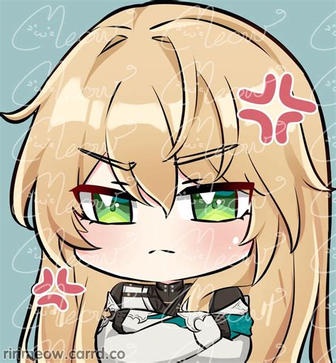 Luocha Emote Honkai Star Rail Twitch Emote Discord Emote Etsy Character Art Drawing