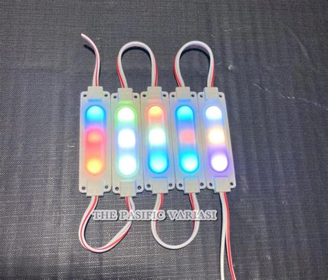 LAMPU LED COB MATA NYALA RGB RAINBOW Volt Modul Kolong Mobil Dan Motor Neon Box Aquarium
