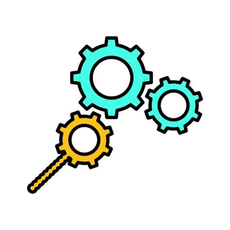 Premium Vector Seo Work Icon