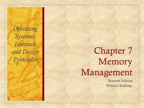 Ppt Memory Management Techniques In Operating Systems Powerpoint