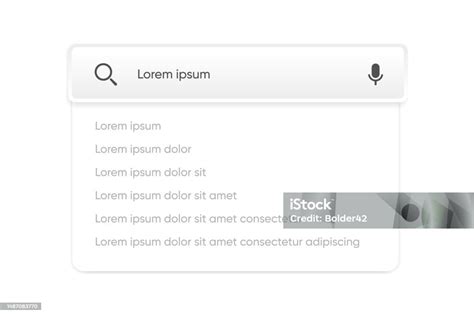 ui ux 디자인 및 웹 사이트에 대한 제안이 있는 검색 모음입니다 검색 주소 및 탐색 모음 아이콘입니다 웹 사이트에 대한 검색
