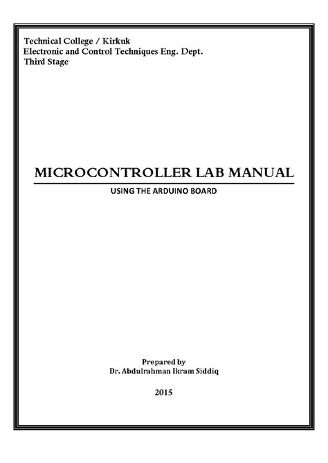 arduino lab manualpdf compress technical college kirkuk electronic and control techniques