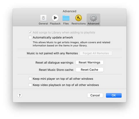 disable auto import when playing r applemusic