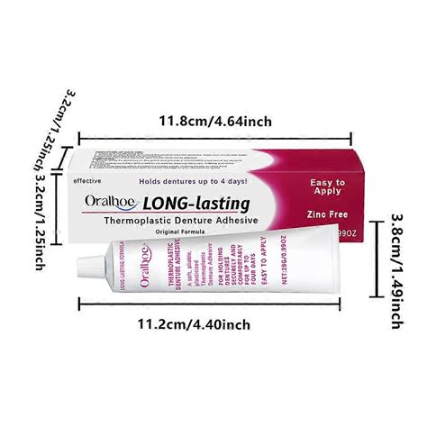 Thermoplastic Denture Adhesive Premium Formulas Non Glue Denture